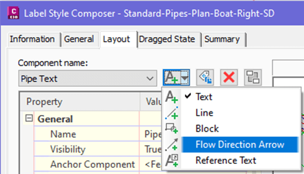 Civil 3D Pipe Labels with Flow Direction - The CAD Masters